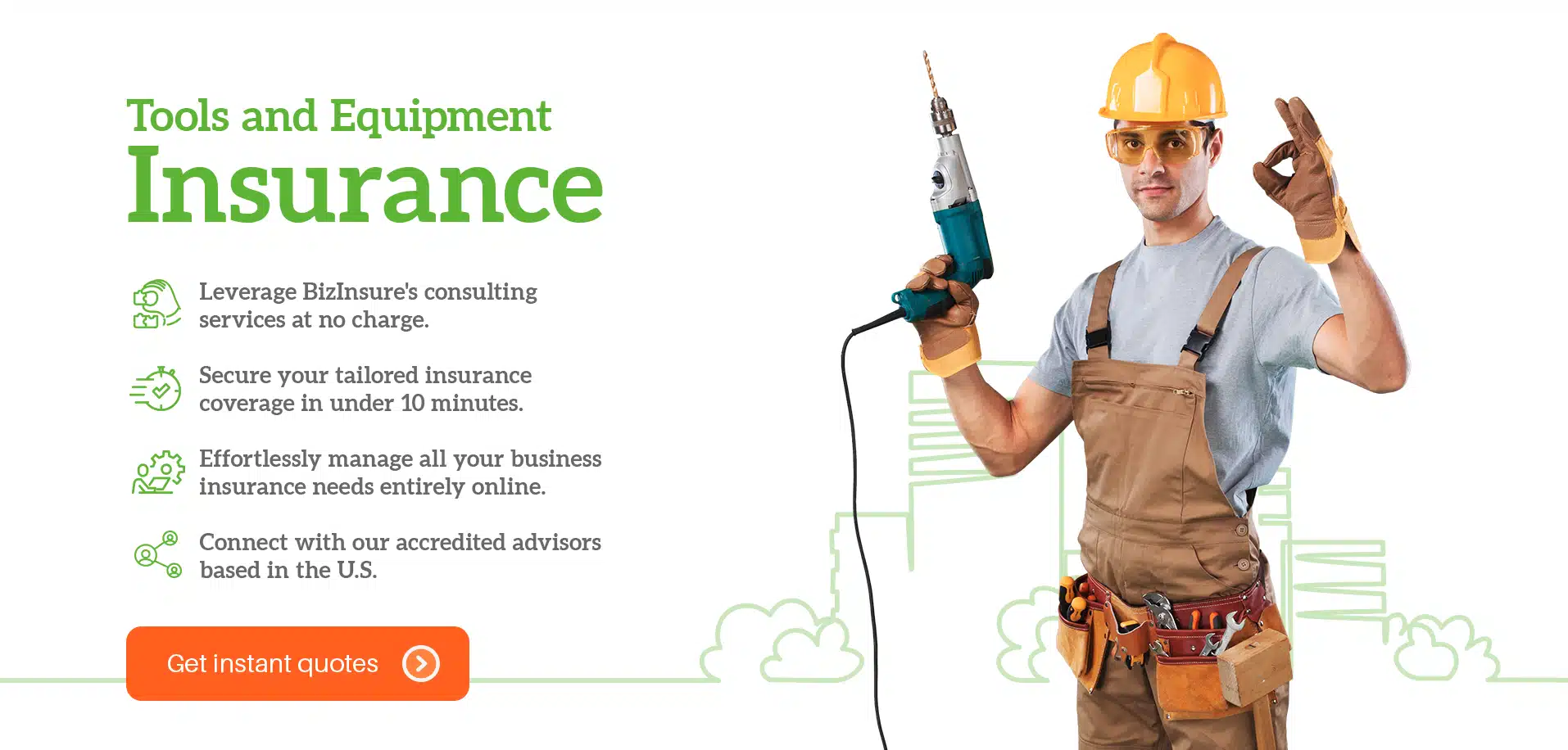 Tools and Equipment Insurance | BizInsure